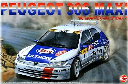 Nunu Model Kit 24009 Racing Series Peugeot 306 Maxi 1996 Rally Monte Carlo