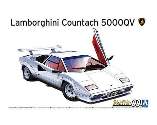 Aoshima 05945 Lamborghini Countach 5000QV