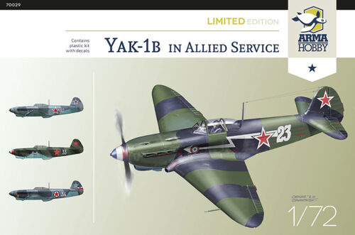 Arma Hobby 70029 Yakovlev Yak-1b in Allied Service