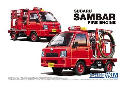 Aoshima 05794 Subaru TT2 Sambar (Fire Engine)