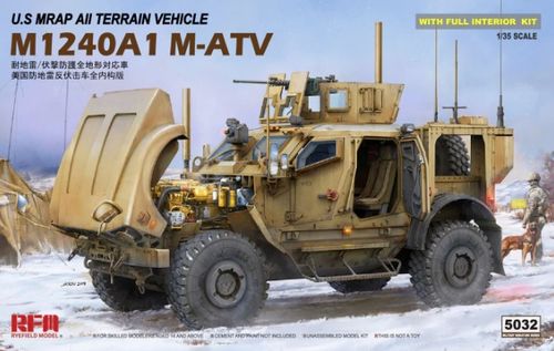Rye Field Model RM-5032 U.S MRAP All Terrain Vehicle M1240A1 M-ATV (with full interior)