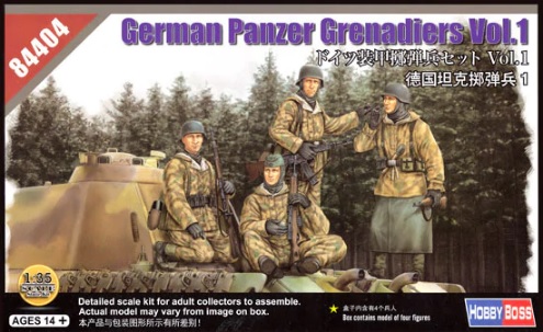 Hobby Boss 84404 German Panzer Grenadiers Vol.1