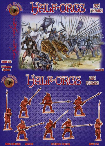 Dark Alliance 72015 Half-Orcs Pikemen Set 1