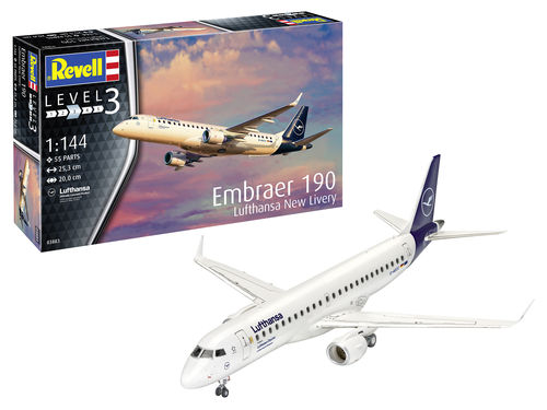 Revell 03883 Embraer 190 Lufthansa "New Livery"