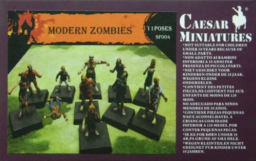 Caesar Miniatures F004 Modern Zombies