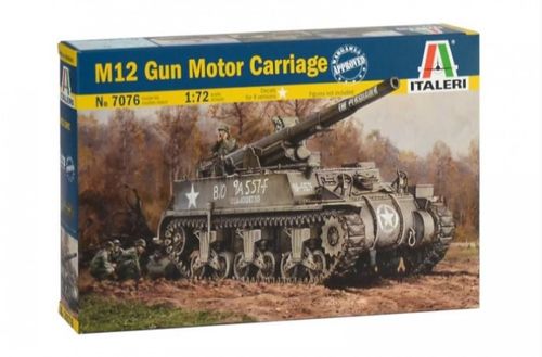 Italeri 7076 M12 Motor Gun Carriage
