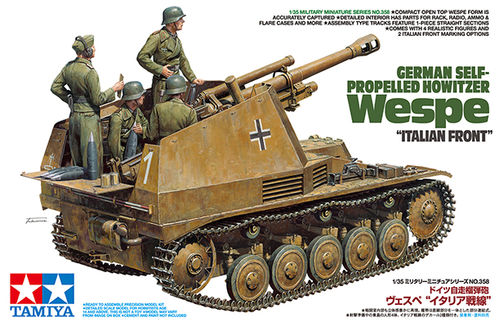 Tamiya 35358 German Self-Propelled Howitzer Wespe "Italian Front"