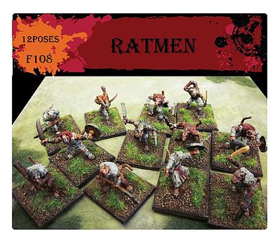 Caesar Miniatures F108 Ratmen Warriors