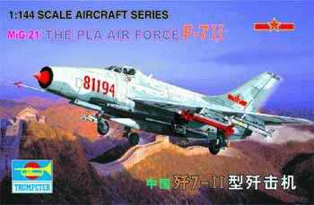 Trumpeter 01325 MiG 21 (Chinese PLAAF F-7II)