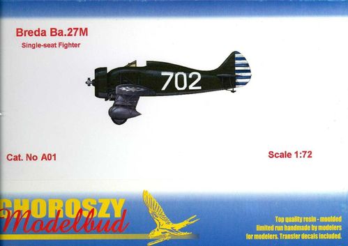Choroszy Modelbud A01 Breda Ba.27M single-seat fighter