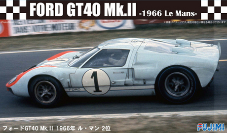 Fujimi 126043 Ford GT40 Mk-II `66 LeMans 2nd