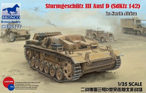 Bronco CB35117 Sturmgeschütz III Ausf D (SdKfz 142) in North Africa