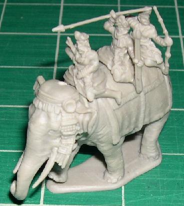 Hat 8142 Indian Elephants - makes 2 Elephants w/Crew
