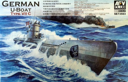 AFV Club 73503 U-Boat Type VIIC
