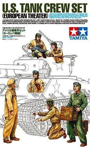 Tamiya 35347 US Tank Crew Set - European Theater