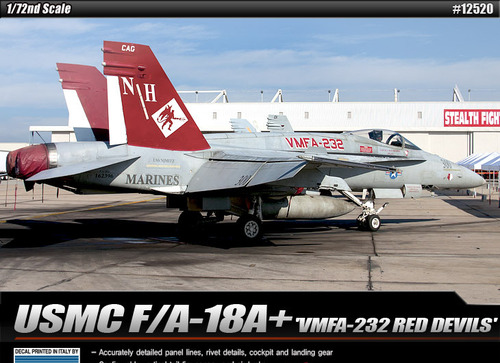Academy 12520 USMC F/A-18+ 'VMFA-232 Red Devils'