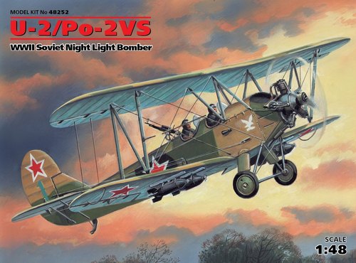 ICM 48252 U-2/Po-2VS, WWII Soviet Night Light Bomber