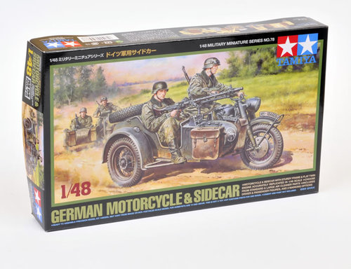 Tamiya 32578 German Motorcycle and Sidecar
