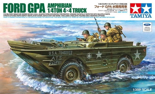 Tamiya 35336 U.S. Ford G.P.A. Amphibian Jeep w/ PE Parts