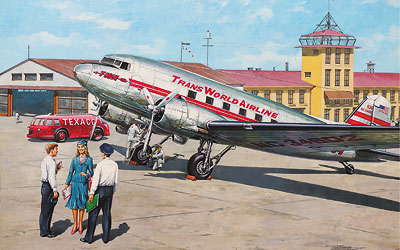 Roden 309 Douglas DC-3 Trans World Airlines