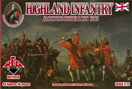 Red Box 72050 Jacobite Rebellion. Highland Infantry 1745