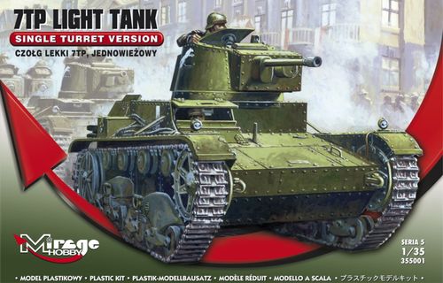 Mirage-Hobby 355001 7TP Czołg Lekki jednowieżowy