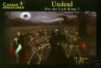 Caesar Miniatures F103 Undead Skeleton w/Lich King