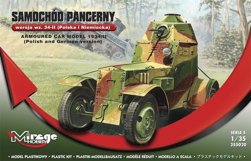 Mirage-Hobby 355020 Samochód Pancerny wz. 34 Polish Armored Car