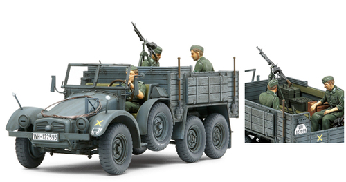 Tamiya 35317 6X4 Truck Krupp Protze (Kfz.70) Personnel Carrier