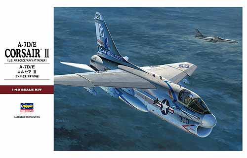 Hasegawa PT47 A-7D/E Corsair II [U.S. Air Force/Navy Attacker]