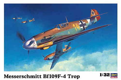 Hasegawa ST31 Messerschmitt Bf109F-4 Trop