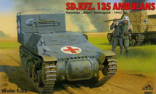 RPM 35057 Tank-ambulans auf Lr.S.(f) SdKfz 135 (Operation Blau Stalingrad 1942)