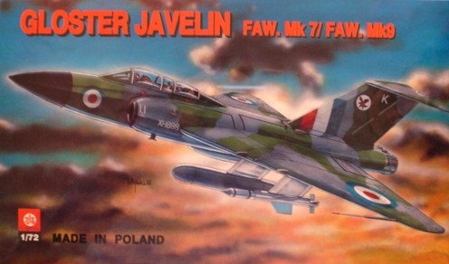 Plastyk 008 Gloster Javelin FAW. Mk7/FAW. Mk9