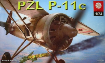Plastyk 043 PZL P-11c Polski myśliwiec z okresu II wojny światowej
