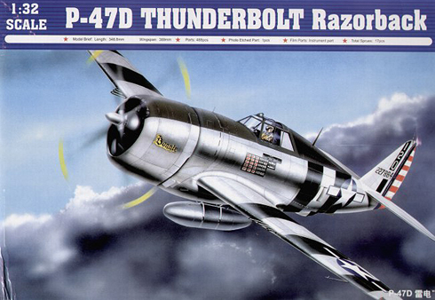 Trumpeter 02262 P-47D Thunderbolt Razorback