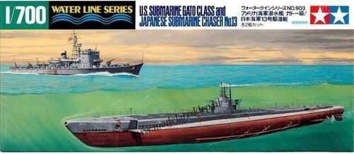 Tamiya 31903 US Submarine & Japanese Chaser