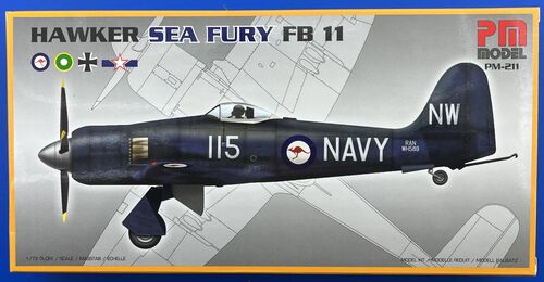 PM Model 211 Hawker Sea Fury FB-11