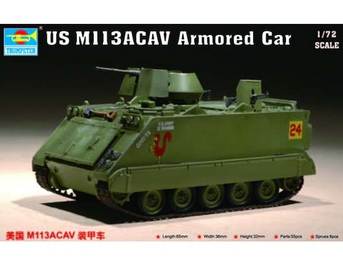 Trumpeter 07237 US M 113ACAV Armored Car