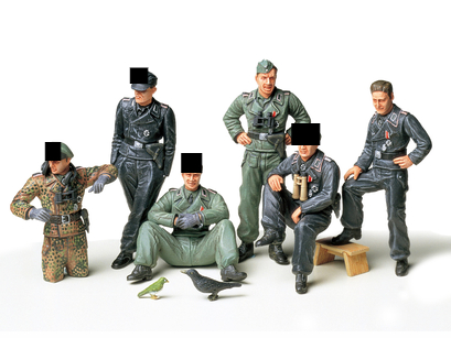 Tamiya 35201 German Tank Crew at Rest