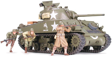 Tamiya 35250 US Medium Tank M4A3 Sherman 75mm Gun Late Production