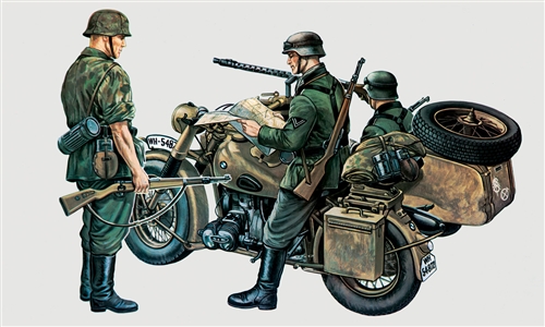 Italeri 0315 BMW R75 with Sidecar