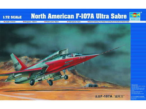 Trumpeter 01605 North American F-107A Ultra Sabre