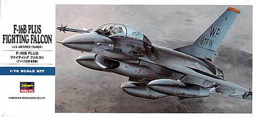 Hasegawa D14 F-16B plus Fighting Falcon