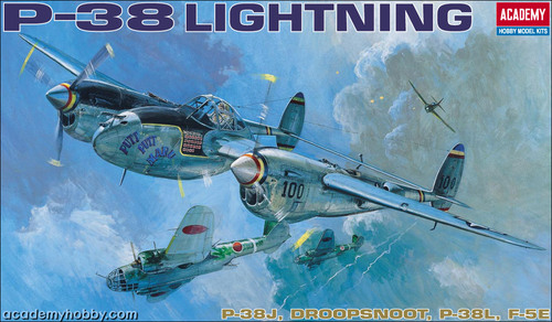 Academy 12282 P-38J Combination Version