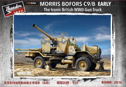 Thunder Models 35210 Morris Bofors C9/B Early - The Iconic British WWII Gun Truck