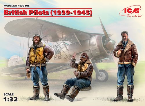 ICM 32105 British Pilots (1939-1945) (3 figures)
