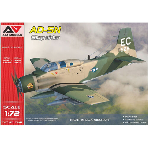 A & A Models 7241 Douglas AD-5 N Skyraider