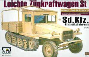 AFV Club 35047 Sdkfz II, Late Wood Cab