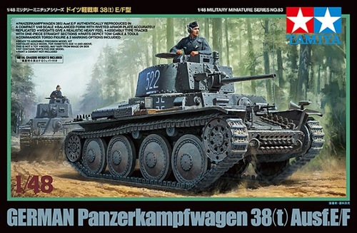 Tamiya 32583 GERMAN Panzerkampfwagen 38(t) Ausf.E/F
