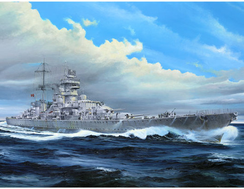 Trumpeter 05313 German cruiser Prinz Eugen 1945